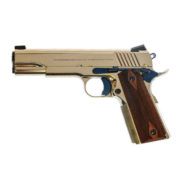 Standard Manufacturing 1911 High Polished Nickel 45 ACP 5" Pistol 1911N