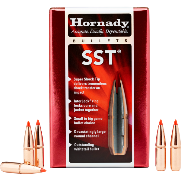 Hornady 270 Caliber 140 Grain .277" SST Reloading Bullets. Box of 100 ...